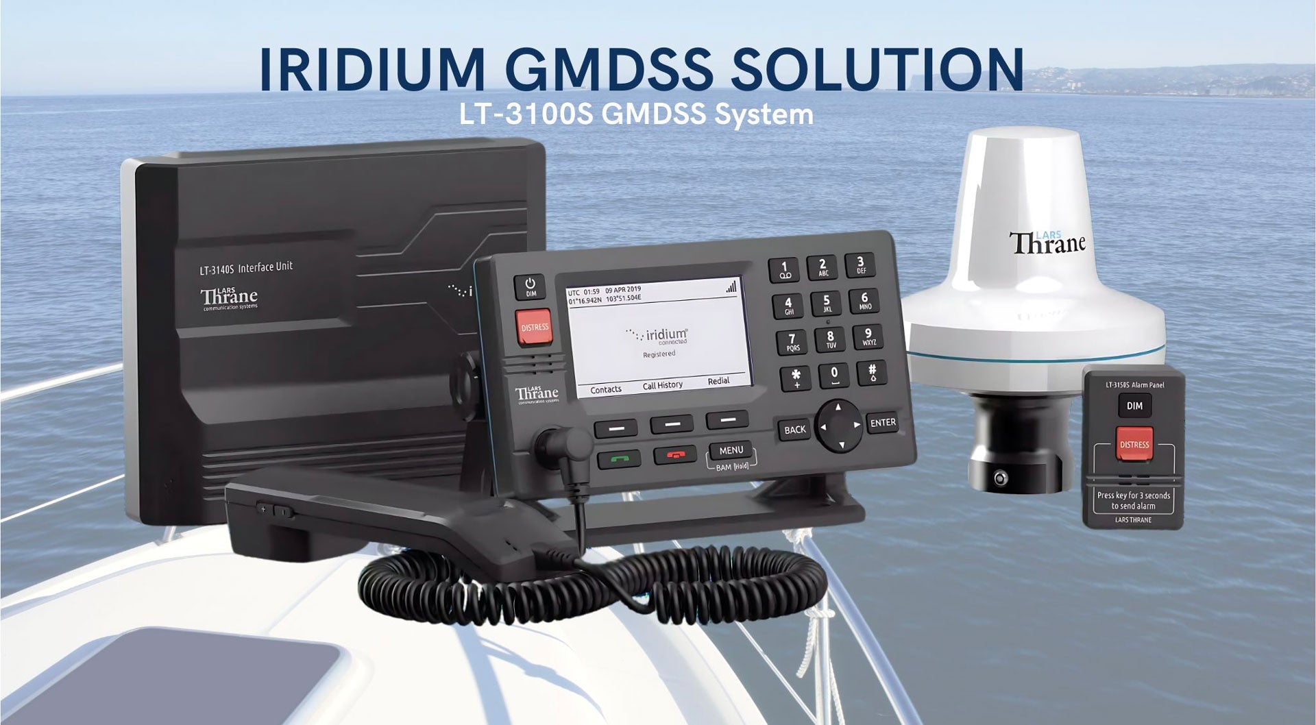 Communication Maritime : LT-3100S Iridium GMDSS